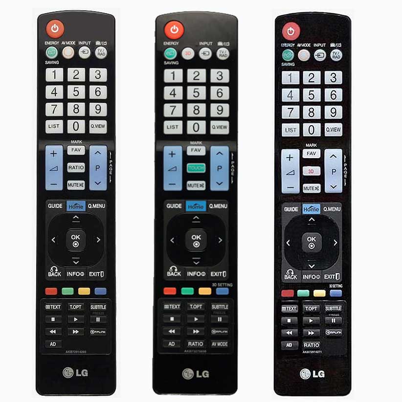 LG AKB73275656, AKB73275606 y AKB72914271. Mando a distancia original